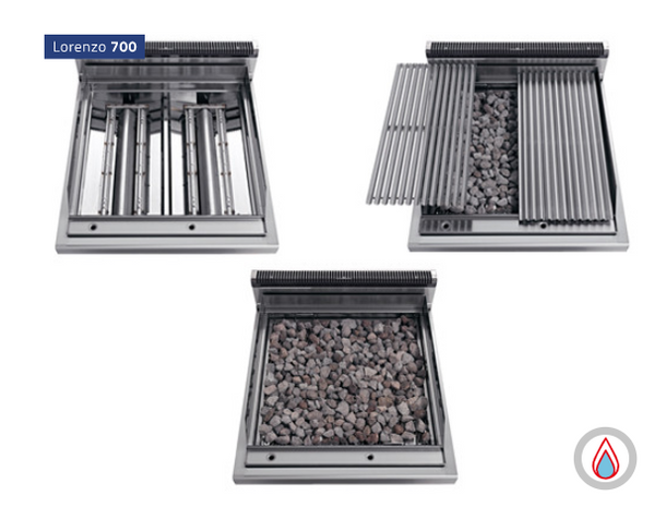 Gas Lava Rock Grill with baking sheet – Rosh Marketing Co. Ltd.